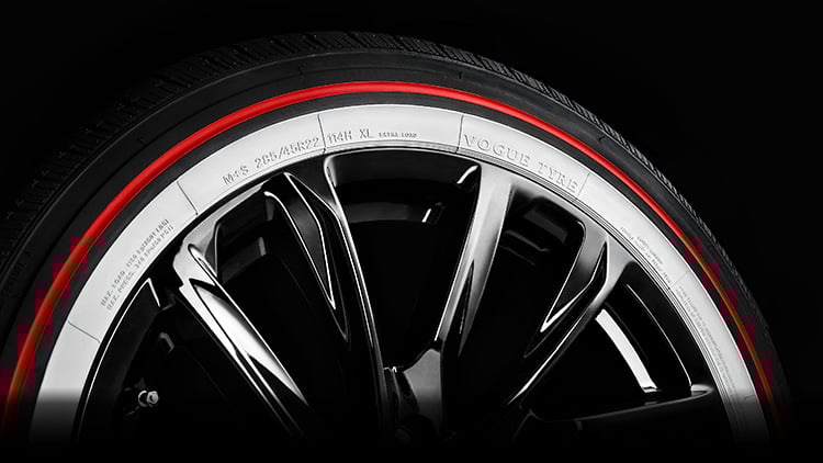 Meet The White/Red - Vogue Tyre